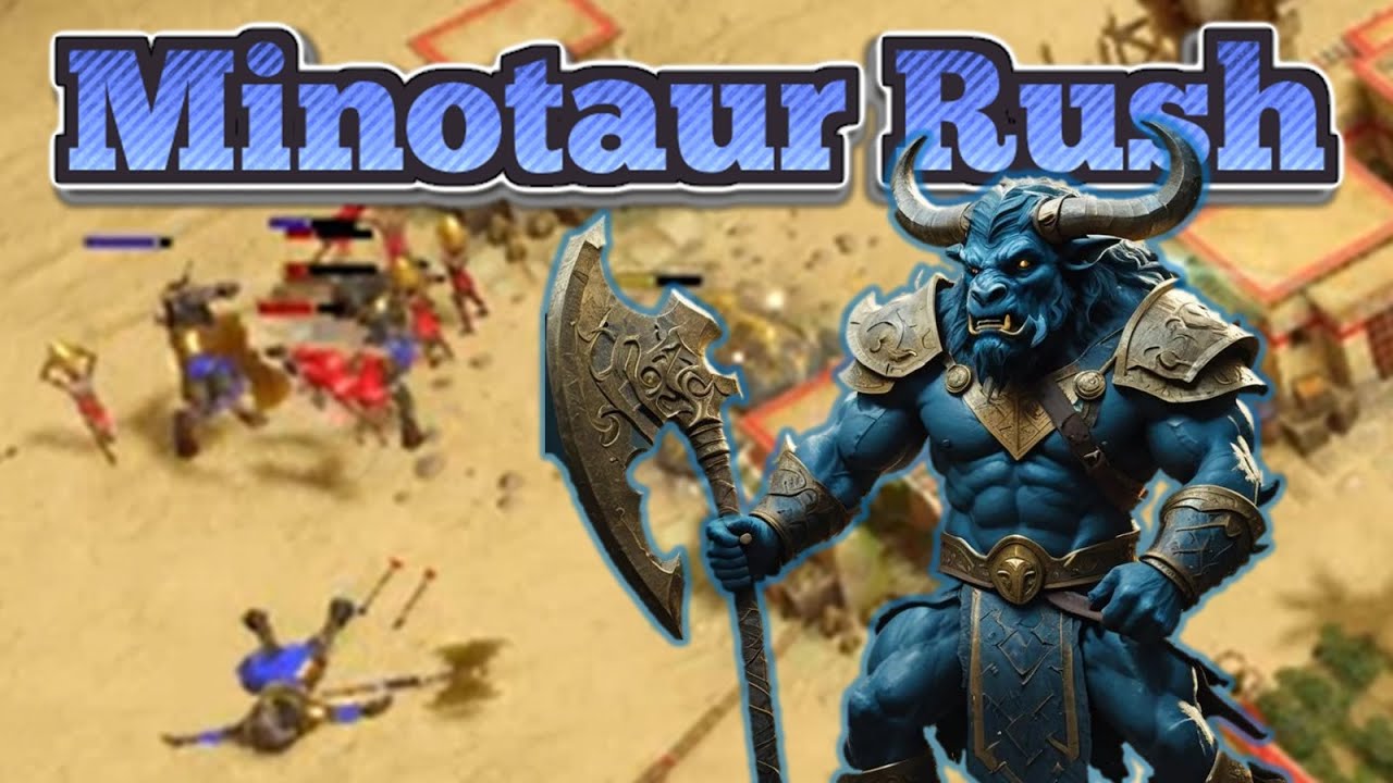 Minotaur Rush Age of Mythology Meme Strats Incoming - YouTube