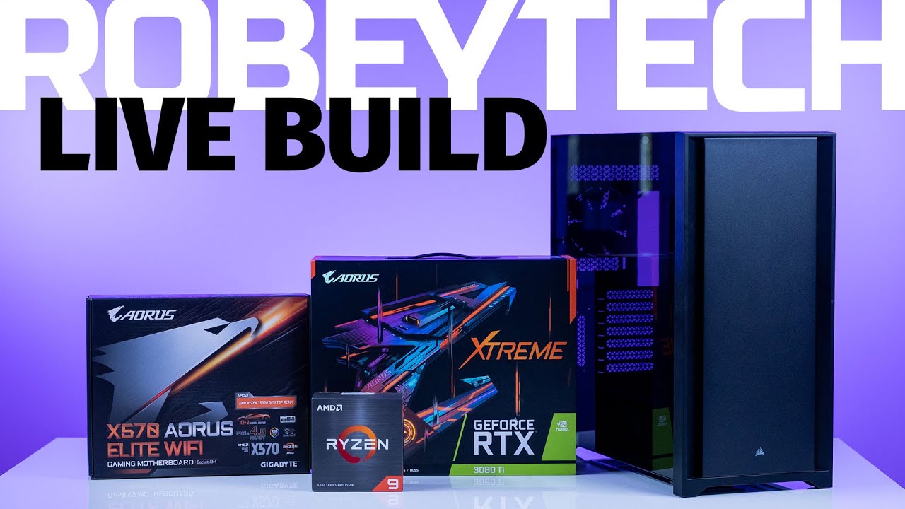 Crazy AMD Workstation PC Build - Giveaways + Corsair 5000D (5950x / RTX ...