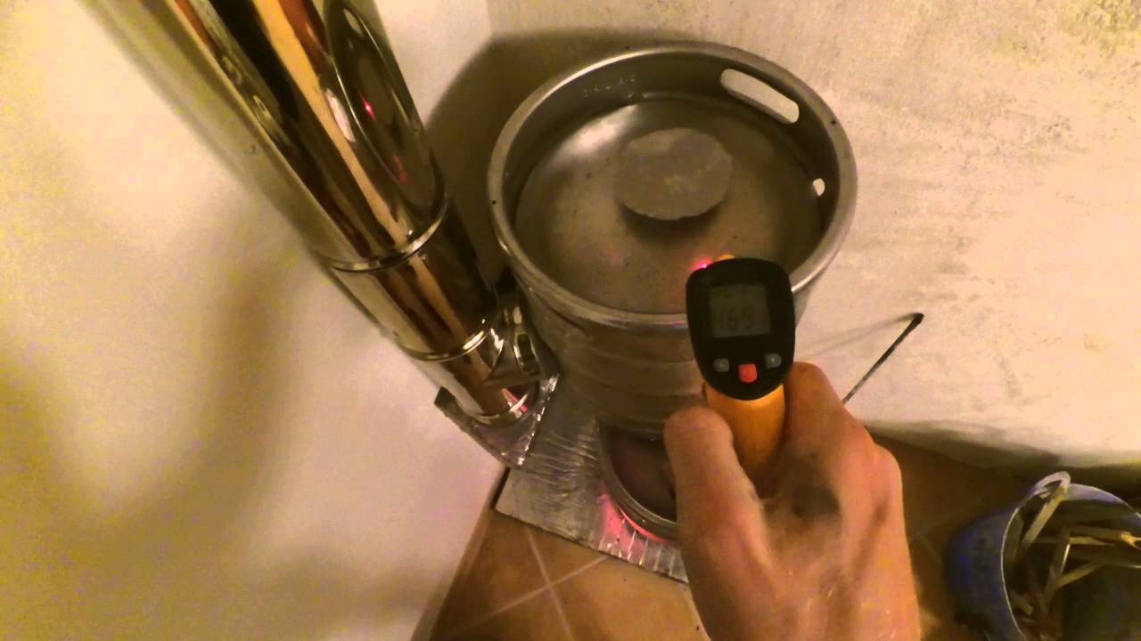 Beer keg pocket rocket/bell - YouTube