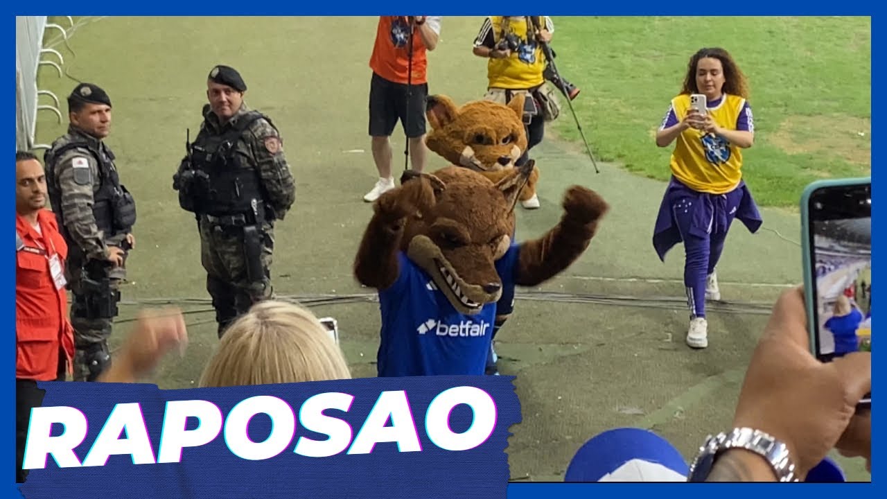 Novo Raposao - Cruzeiro apresenta novo 🦊 Raposao e enlouquece a Torcida ...