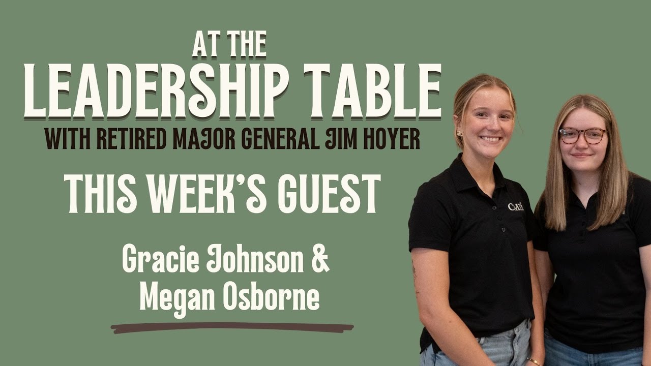 Gracie Johnson and Megan Osborne on At The Leadership Table - YouTube