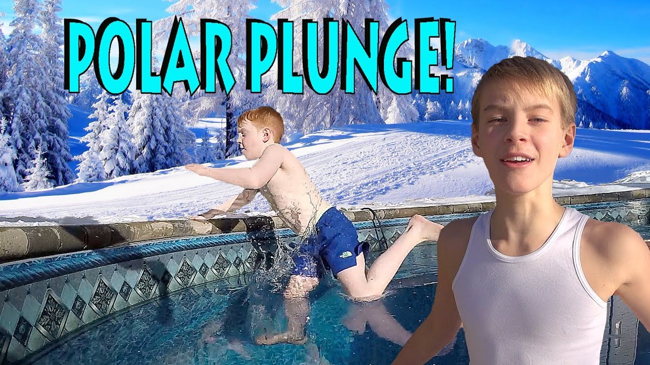 ULTIMATE POLAR PLUNGE CHALLENGE! ️ BEST First Swim of the Year EVER ...
