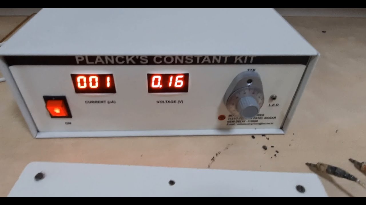 Experiment - 03 - Determination of Plank Constant - YouTube