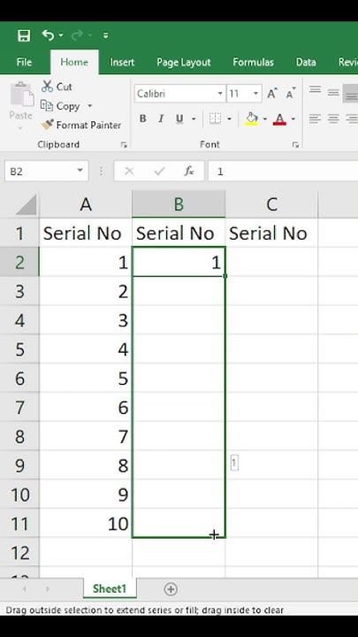 Serial Number In Excel Shortcut Automatic Serial Number In Excel Quickly Fill Series