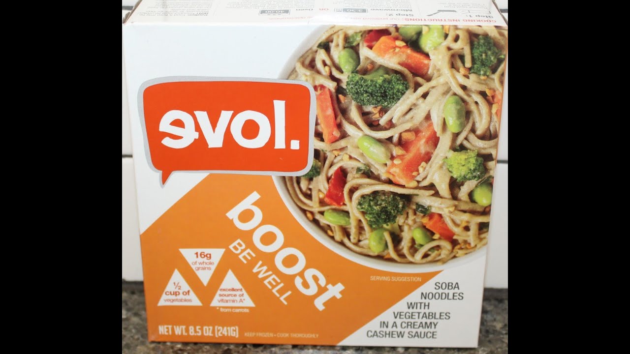 Evol. Boost Be Well Soba Noodles with Vegetables in a Creamy Cashew ...