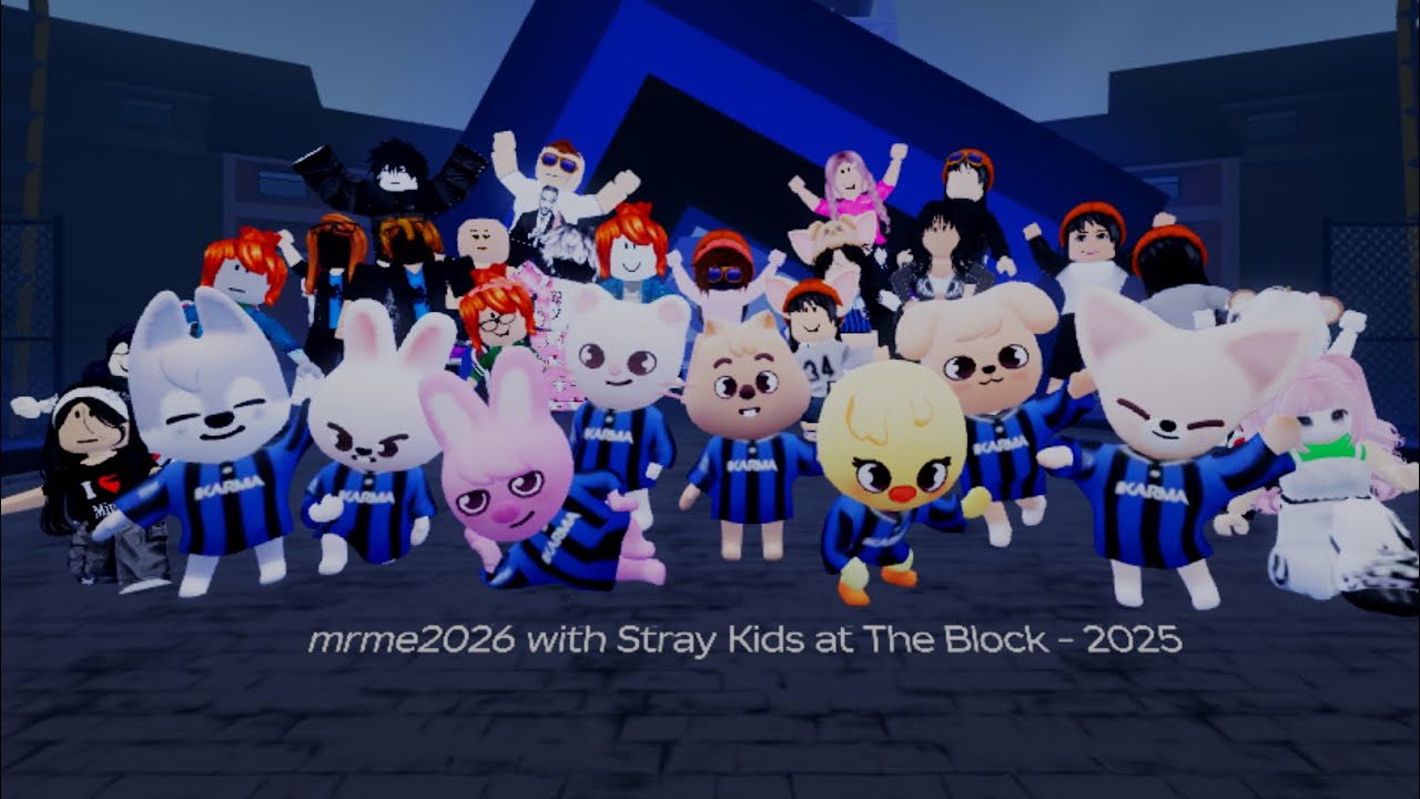 Roblox SKZOO party🥹 |The Block| + Straykids & photos! - YouTube