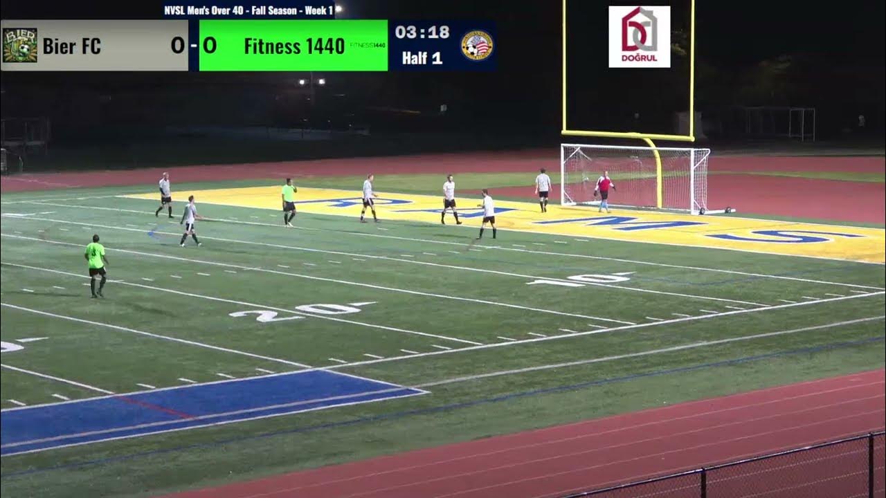 NVSL Men's Over 40 Fall 2024 - Week 1 Live: Bier FC vs Fitness 1440 - YouTube