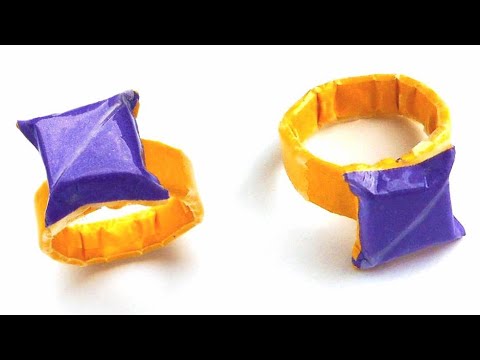 Origami Diamond Ring - YouTube