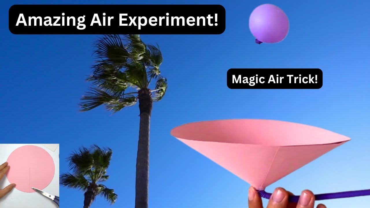 Amazing Air Experiment! 🎈 | Floating Balloon Trick! | Magic Air Trick ...