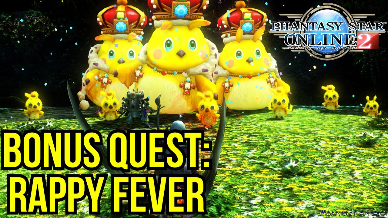 PSO2 - Bonus Quest Rappy Fever - YouTube