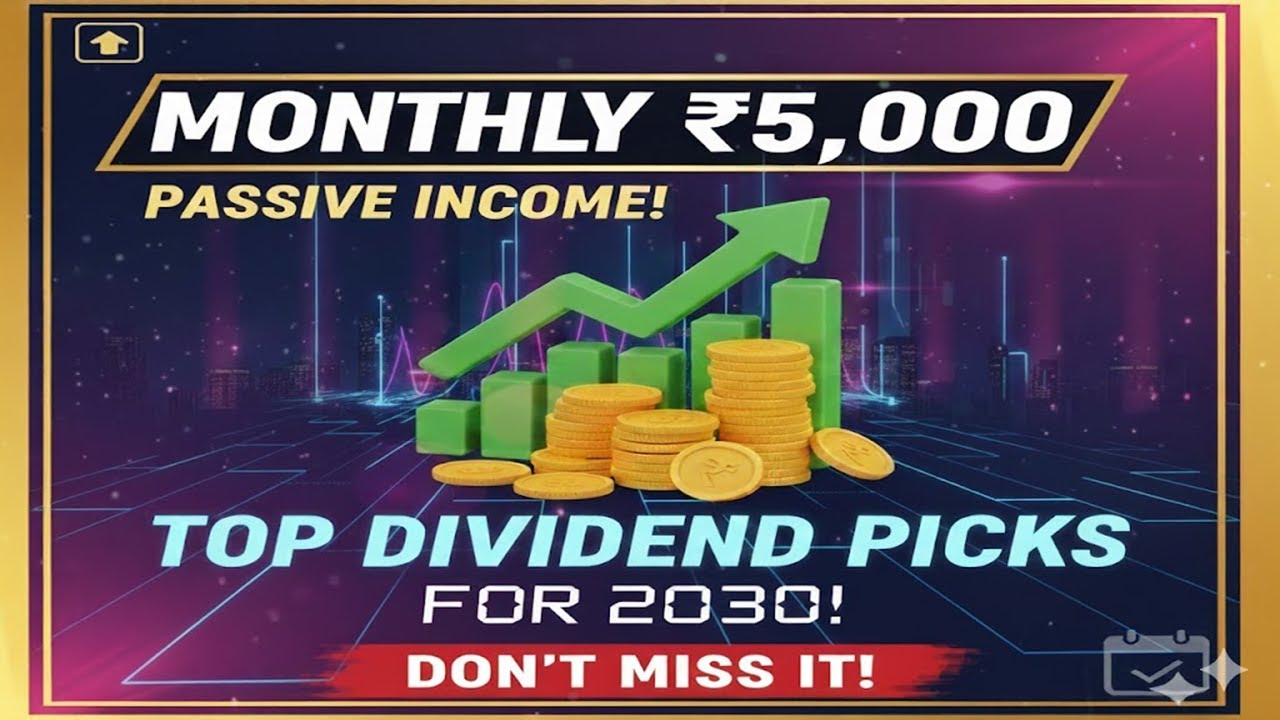 Monthly ₹5,000 Passive Income! High Success Ratio | Top Dividend Picks ...