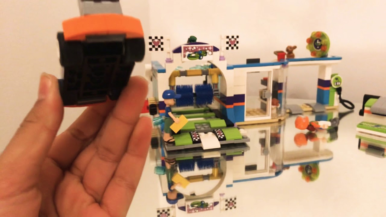 Lego Friends car wash review - YouTube
