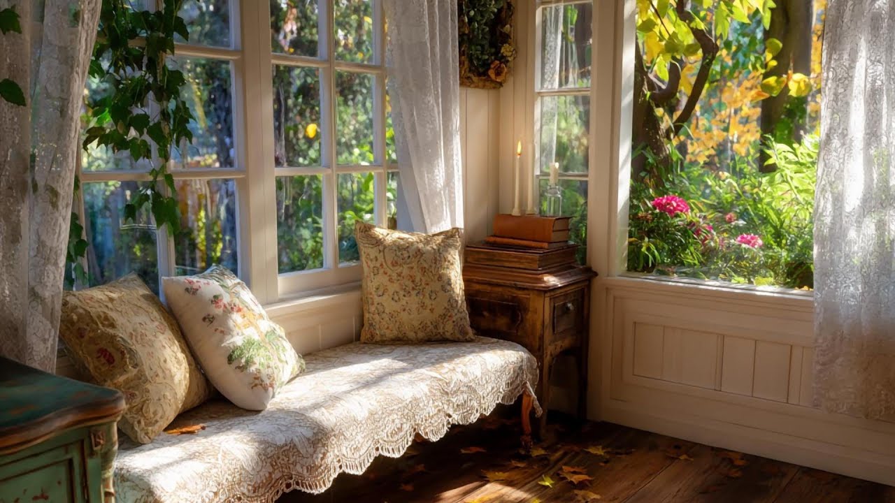 Enchanting And Cozy Cottagecore Fall Living Room Makeover - Romantic ...