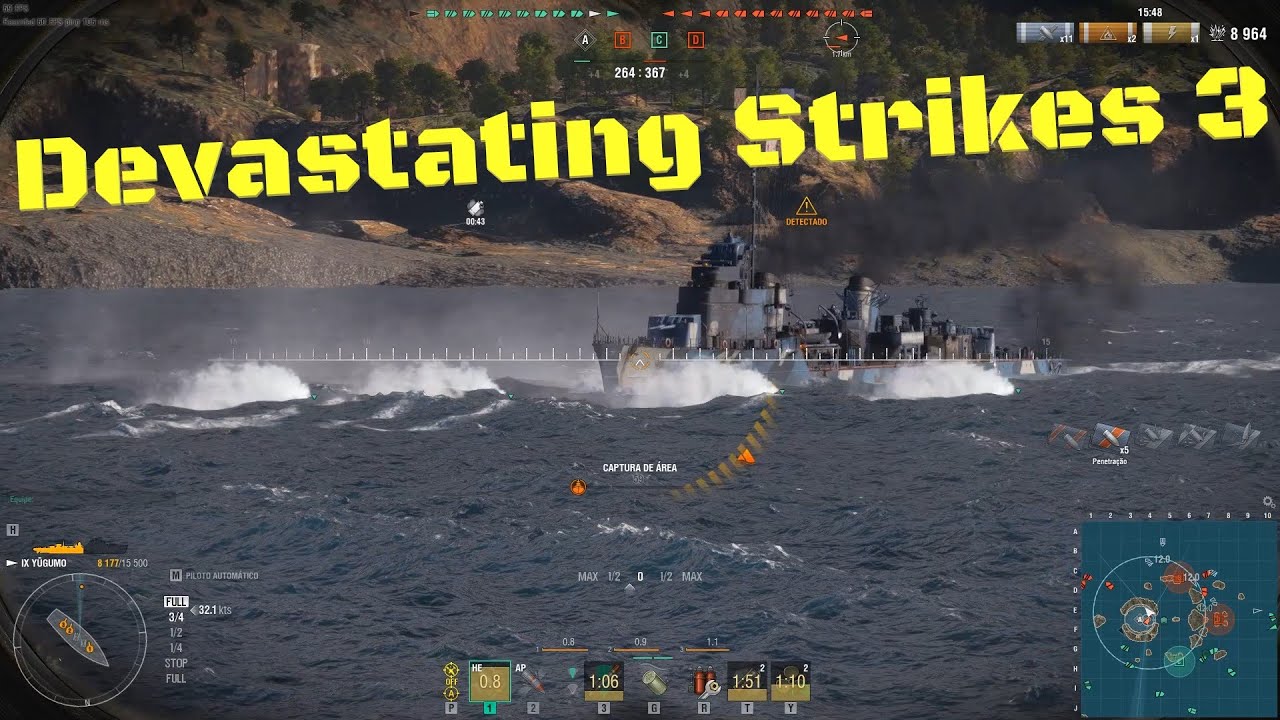 World of Warships - Ataques devastadores\ Devastating Strikes - YouTube