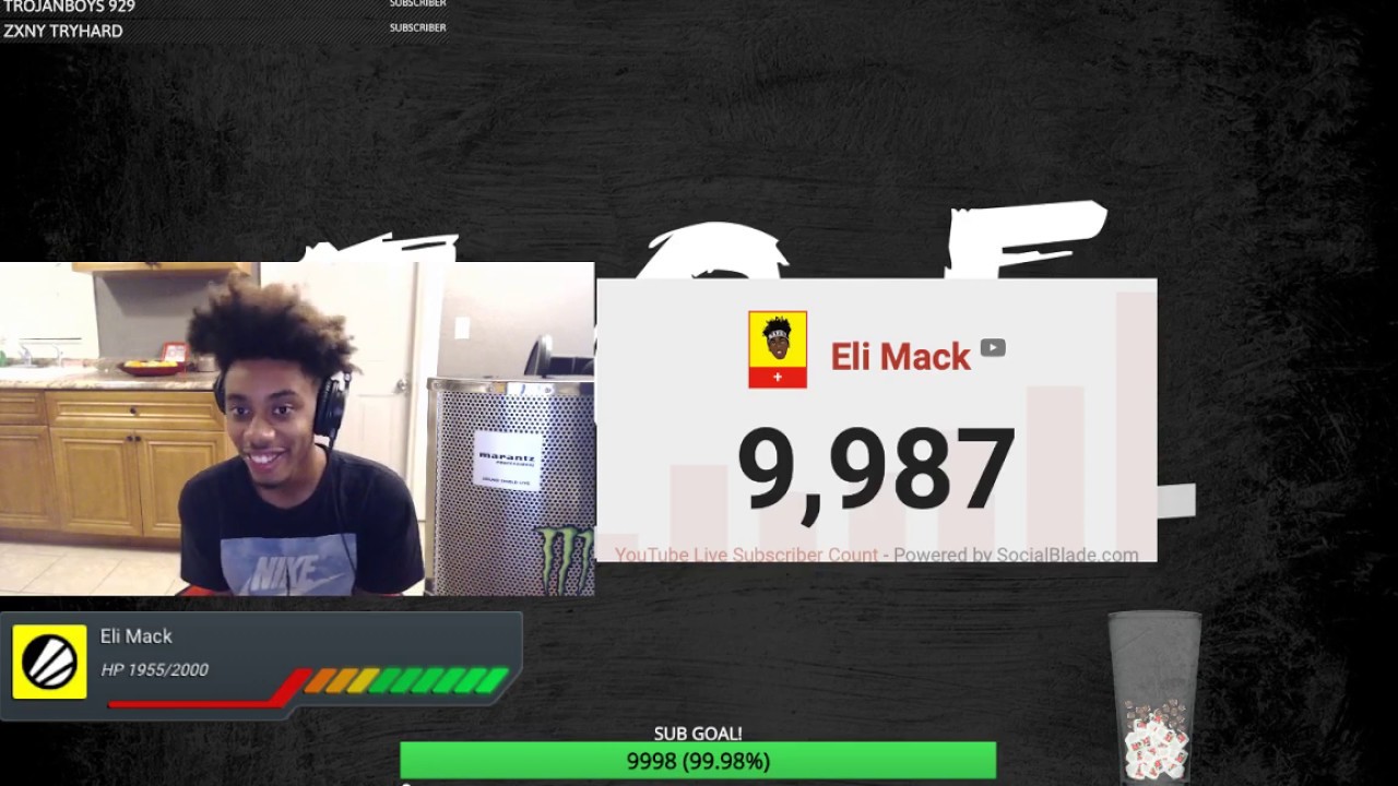 WE HIT 10K SUBS LIVE ON STREAM... 10K SPEECH! I LOVE YALL - YouTube