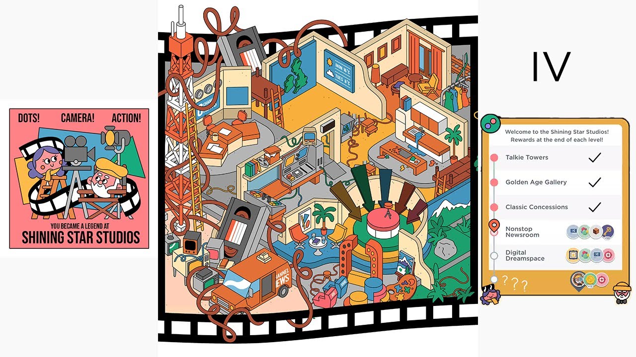 Shining Star Studios Tier 4: Nonstop Newsroom, Scavenger Hunt. Two Dots - YouTube