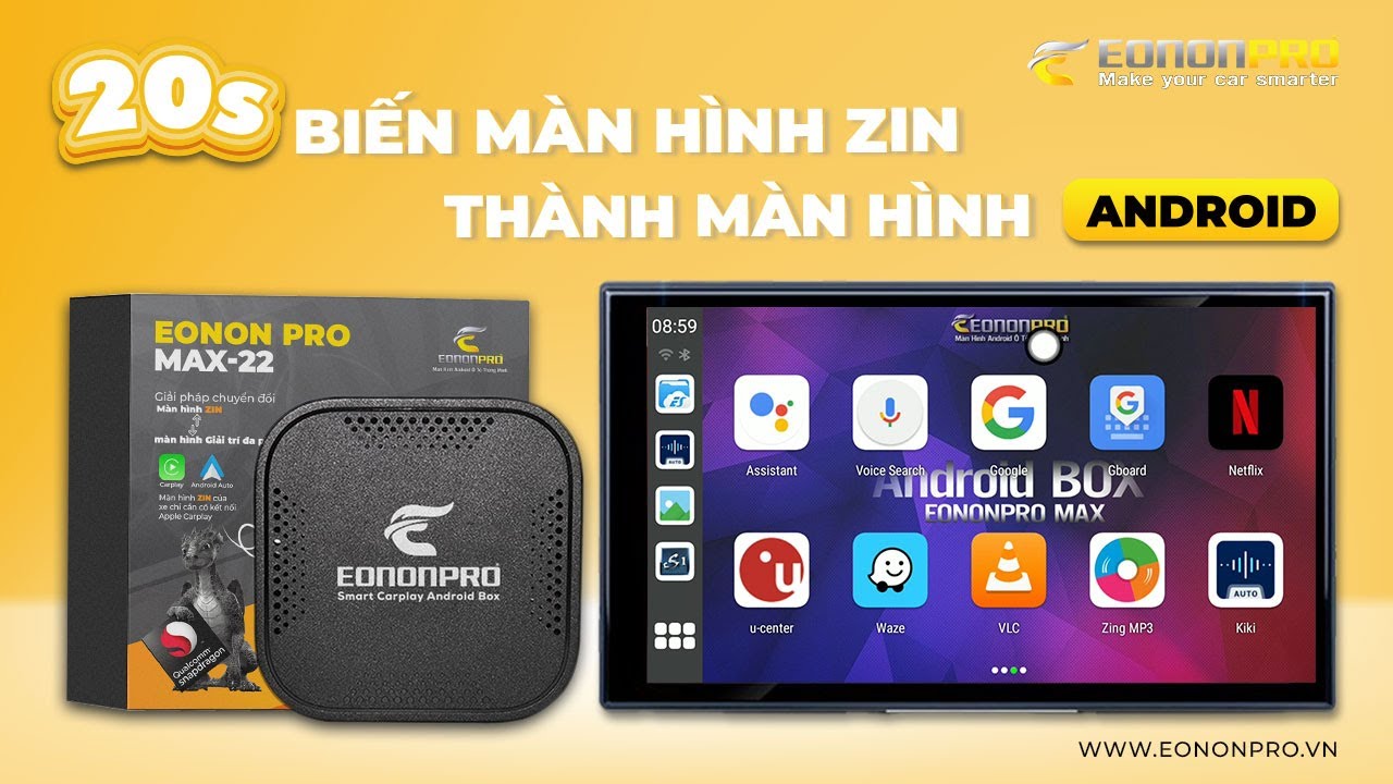 Android Box Eonon Promax 22 - Biến màn hình Zin thành màn hình android ...