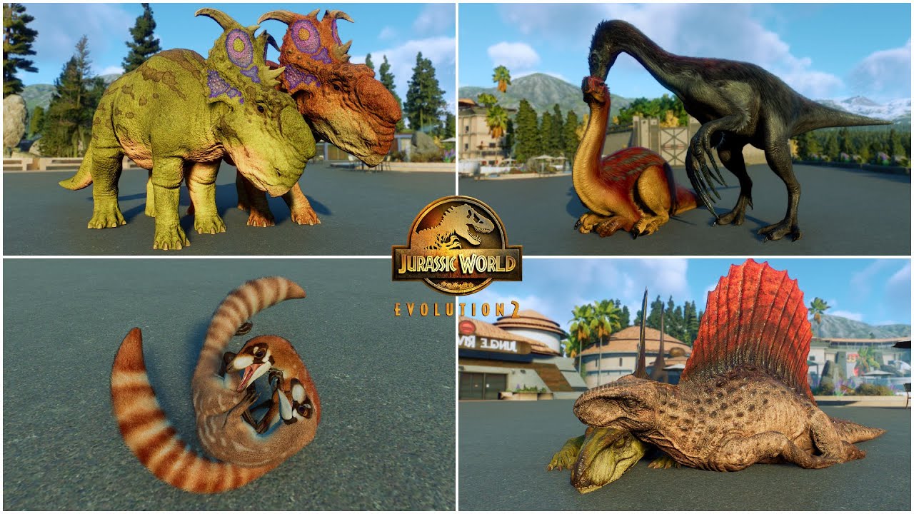 EVERY SOCIAL INTERACTION! All 97 Dinosaur Social Interactions ...