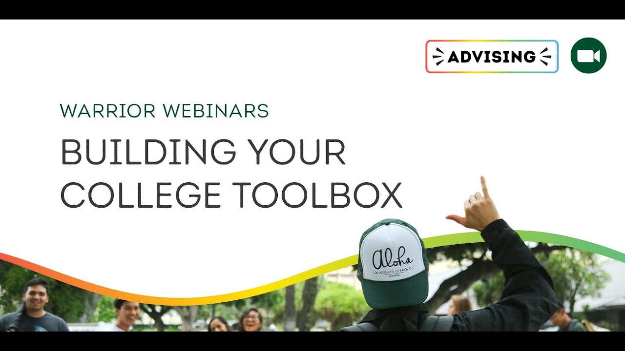 Warrior Webinars - Building Your College Toolbox - YouTube