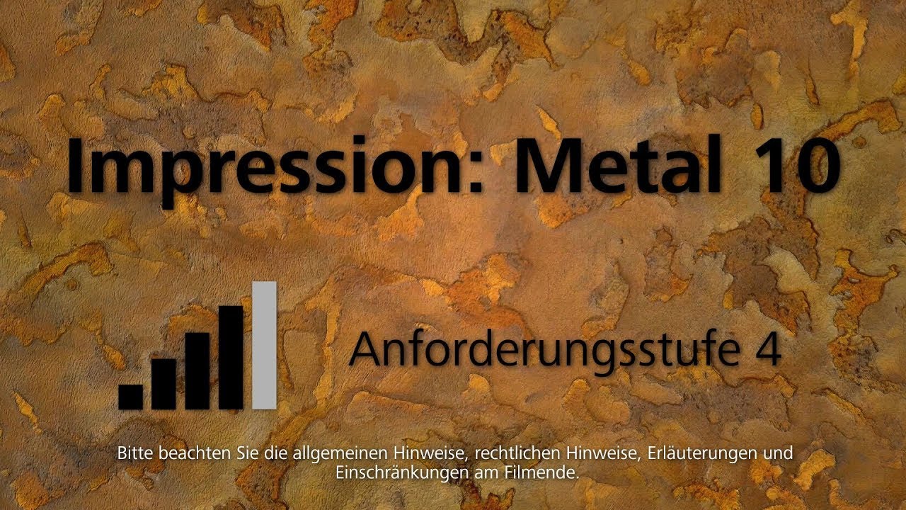 Impression: Metal 10 - Oberfläche mit Metallcharakter, Impression „Rost ...