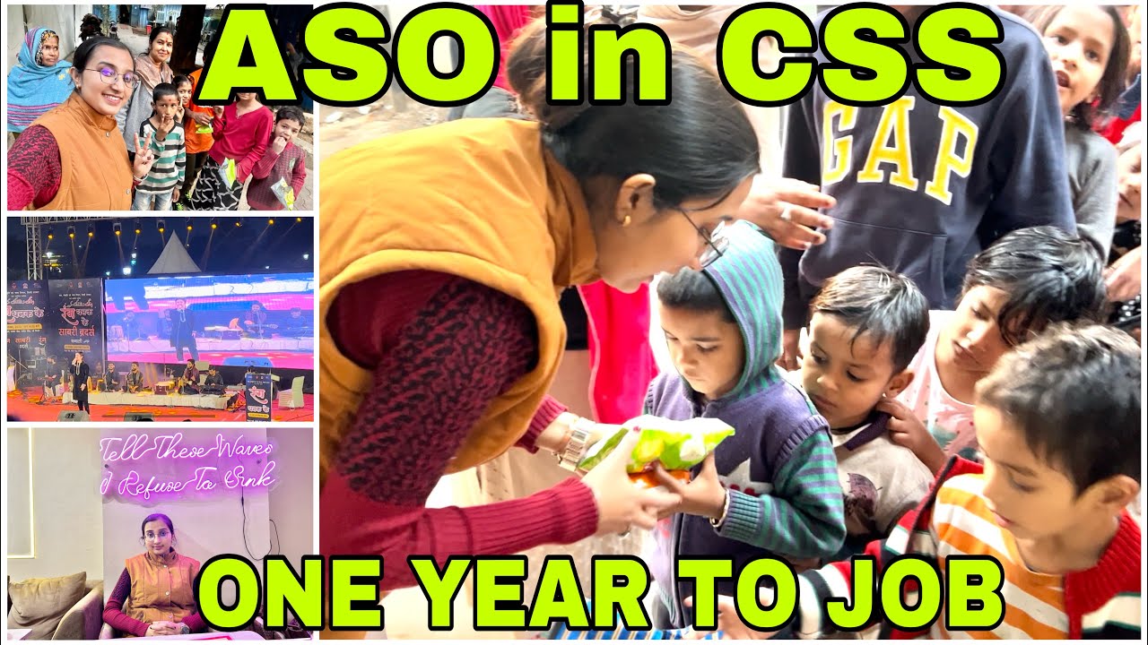 ASO in CSS one year completed 😍||Celebration with orphan children - YouTube