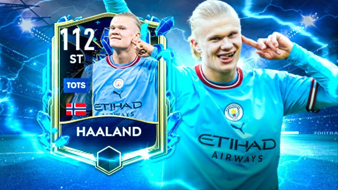 EL VIKINGO NORUEGO// REVIEW DE HAALAND TOTS 117🤩... FIFA MOBILE 22 🔥 ...