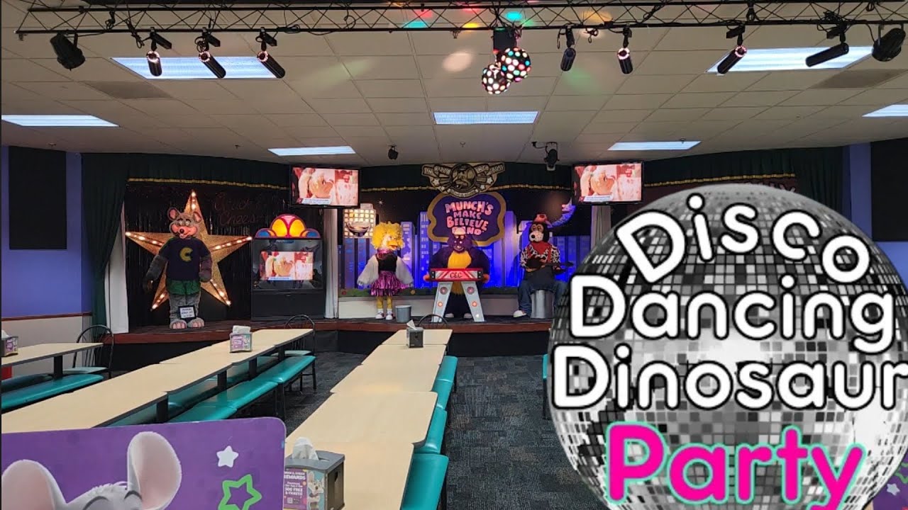 Disco Dancing Dinosaur Party | Full Stage | Pineville, NC | Chuck E ...