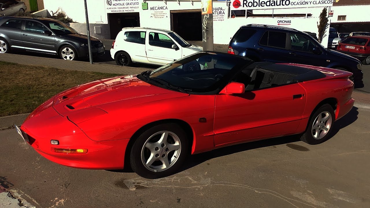 Pontiac Firebird Cabrio de 1997. VENDIDO - YouTube