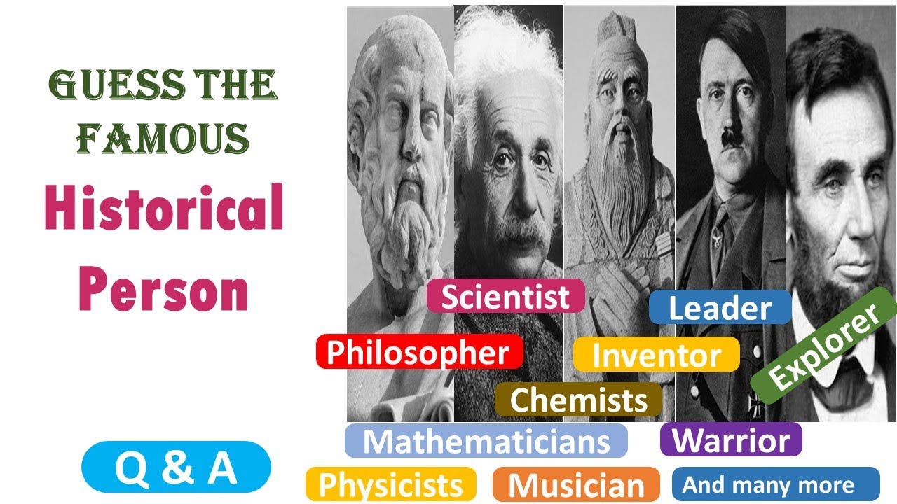 Guess The Famous Historical Personality - YouTube
