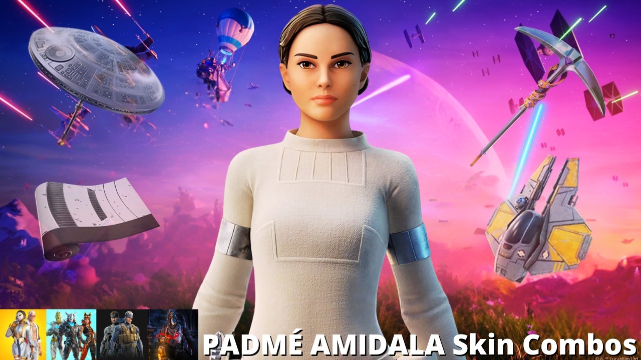 PADMÉ AMIDALA Skin Combos For CHAPTER 6 (GALATIC BATTLE!) - YouTube