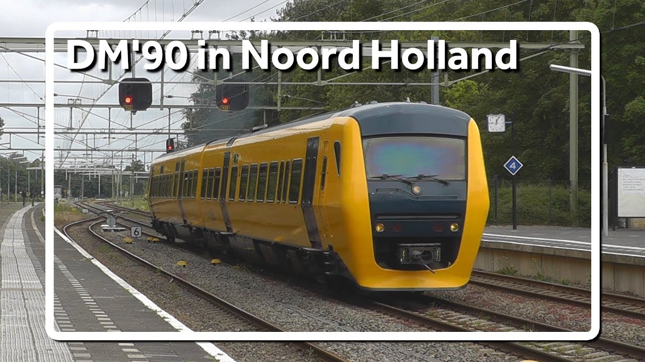 DM'90 en Railpromo in Noord Holland! - YouTube