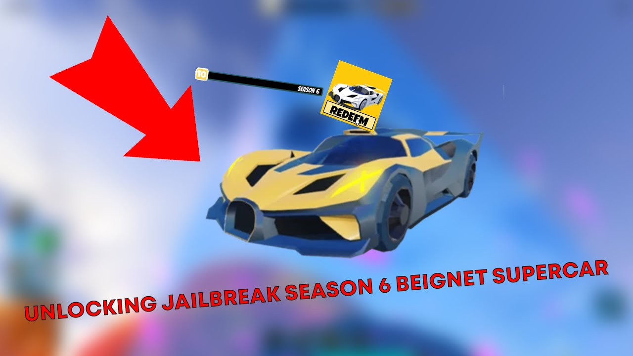 GETTING LEVEL 10 BEIGNET Bugatti Bolide in Season 6 (Roblox Jailbreak ...