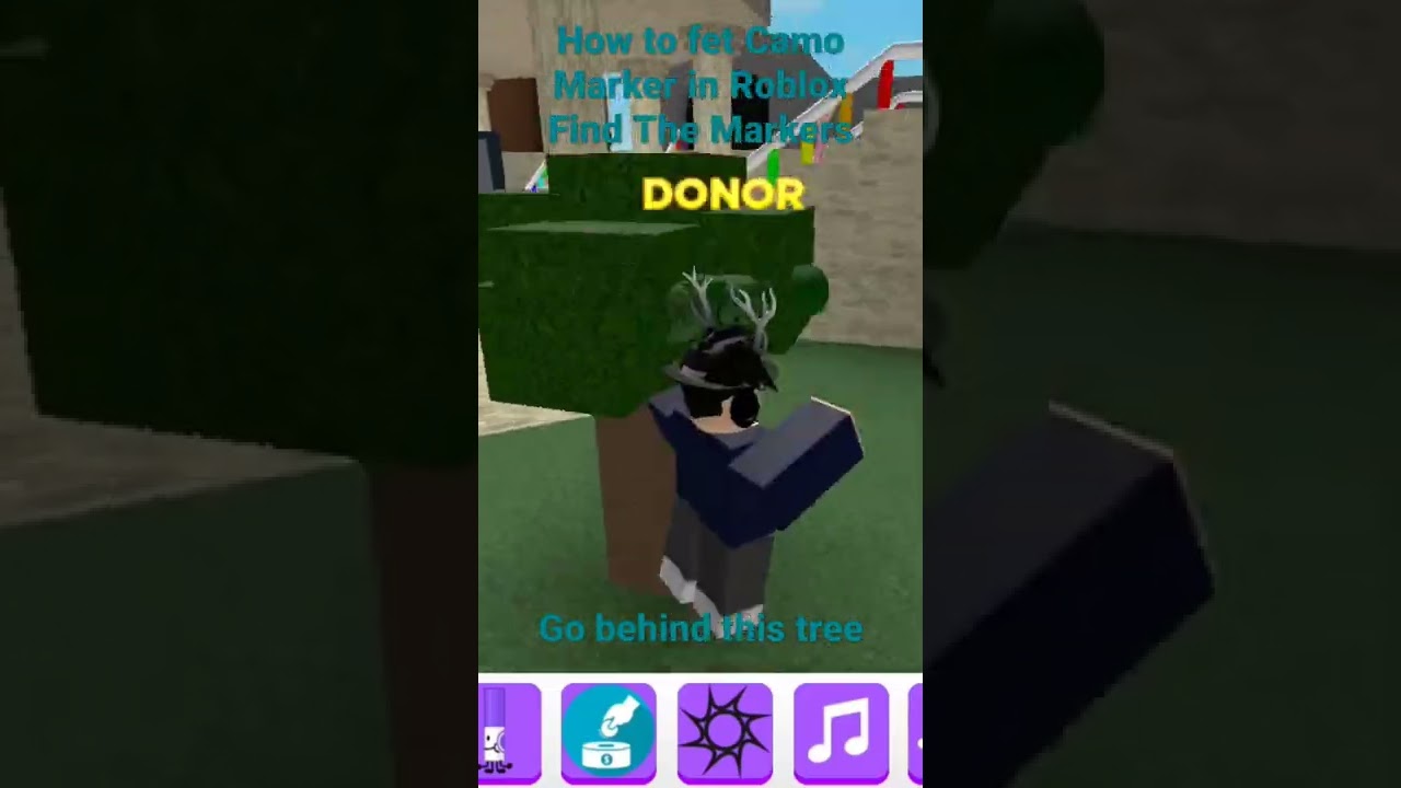 How to get Camo Marker in Roblox Find The Markers #shorts - YouTube