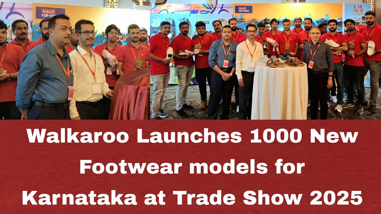 Walkaroo Launches 1000 New Footwear models for Karnataka at Trade Show ...