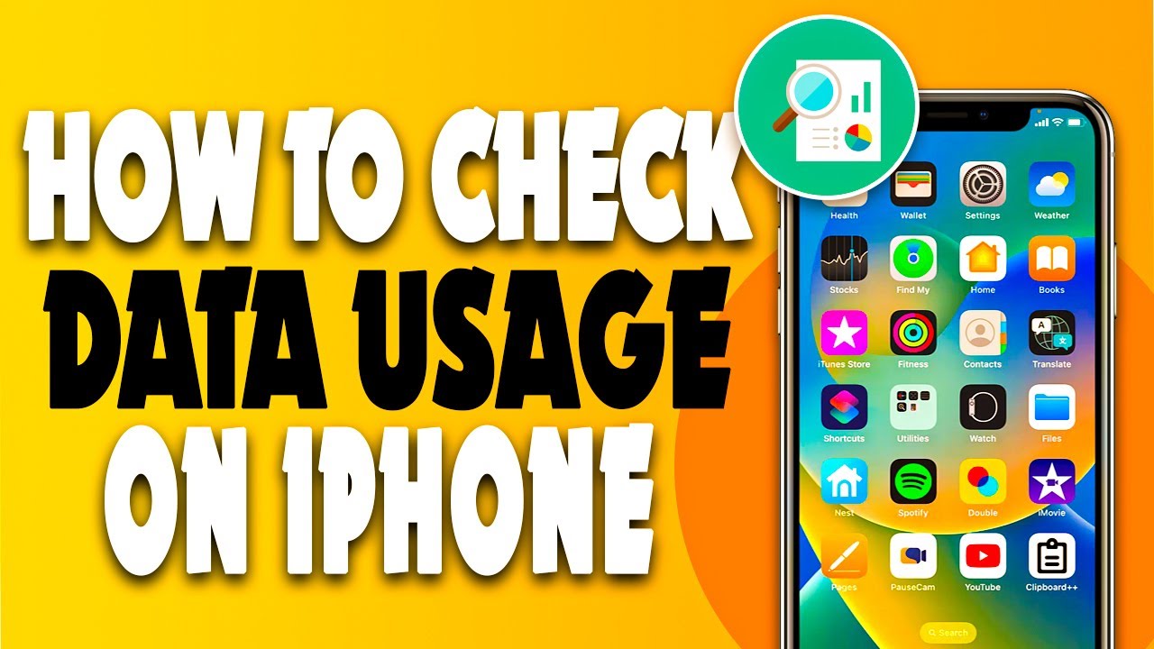 How to check data usage on iPhone 2023 | PIN TECH | - YouTube