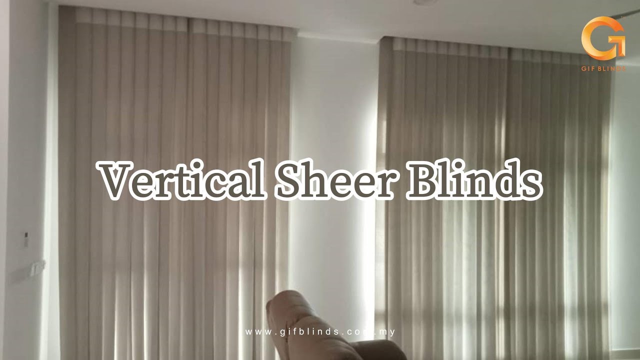 GIF Blinds - Vertical Sheer Blinds - YouTube