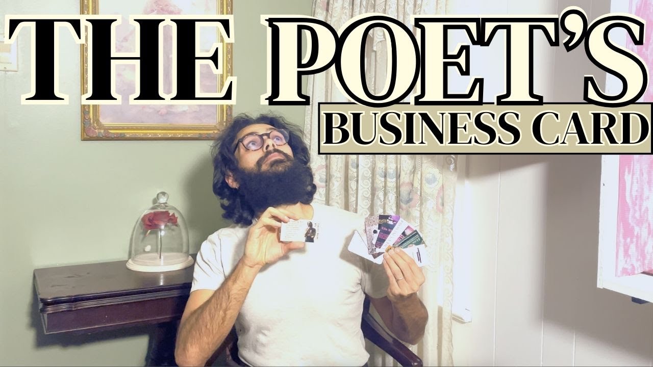 Business Cards for the Poet, Writer and Artist Lots of Examples and A ...