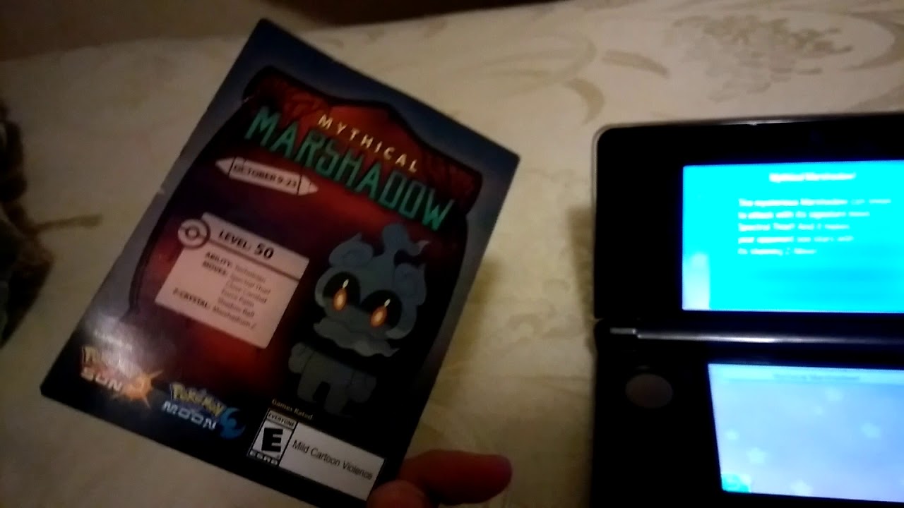 Marshadow event (Pokemon sun) - YouTube