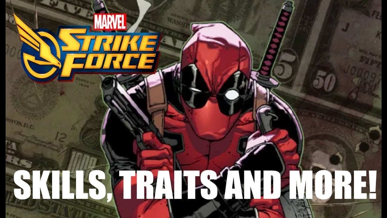 Deadpool: Skill Icons, Traits and more! - Marvel Strike Force - YouTube