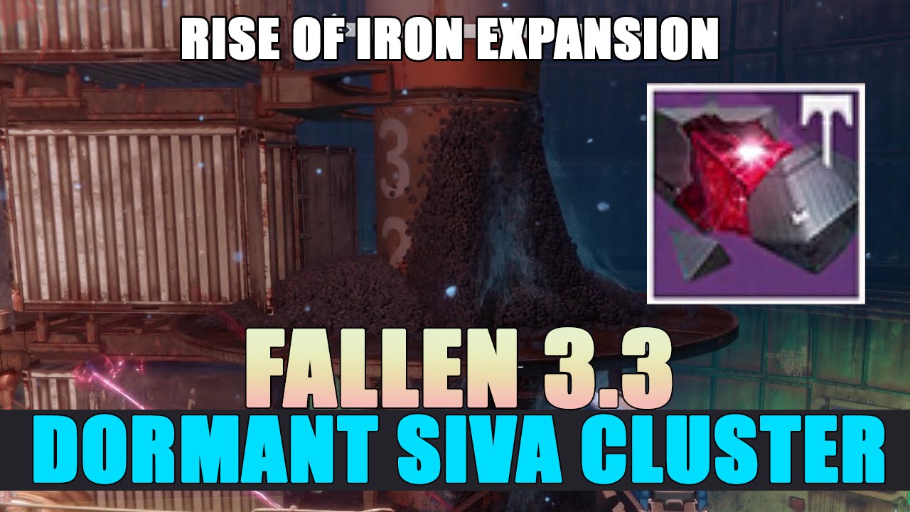 Destiny - Fallen 3.3 Dormant SIVA Cluster Location - Rise of Iron DLC ...
