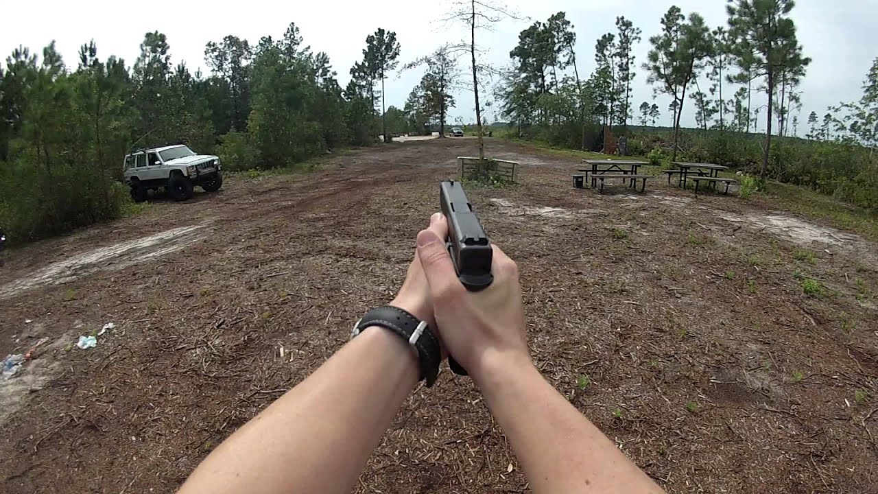 Long range Glock shooting helmet cam - YouTube