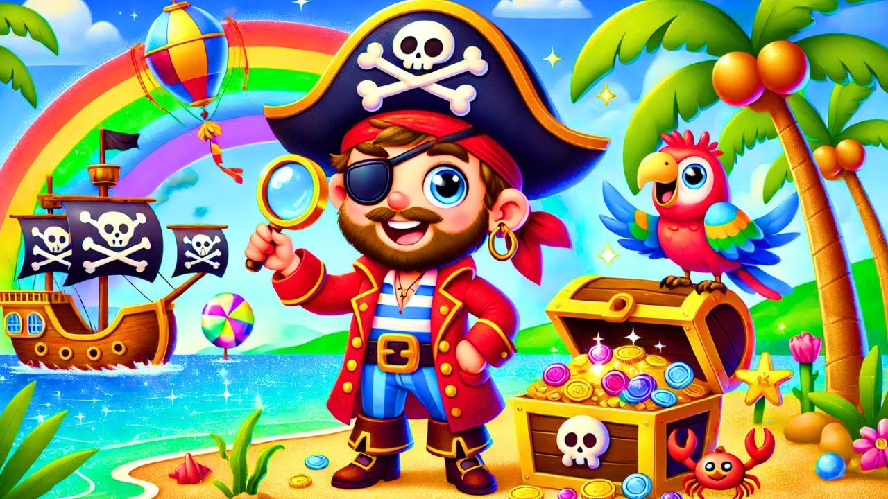 Captain Pirate’s Treasure of ABCs 🏴‍☠️🪙| ABC Song For Kids - Alphabet ...