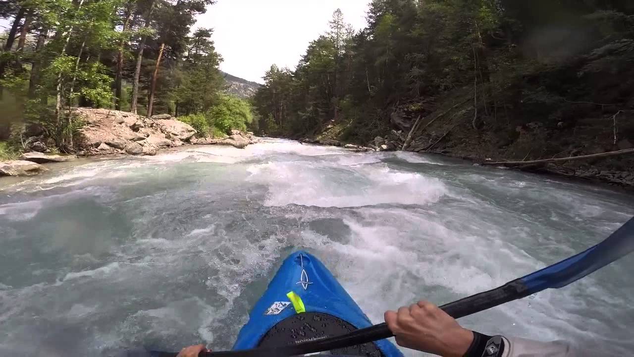 Kayaking in the French Alps - YouTube