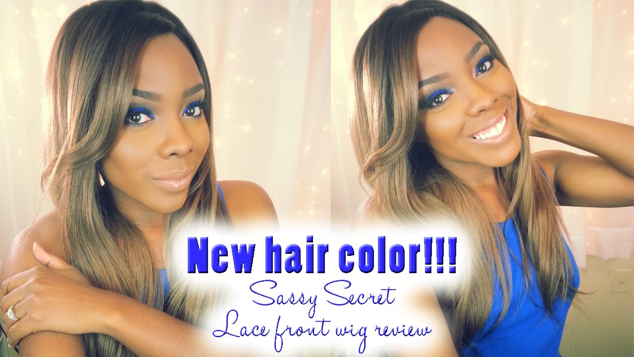 Lace front wig review from SASSY SECRET - YouTube