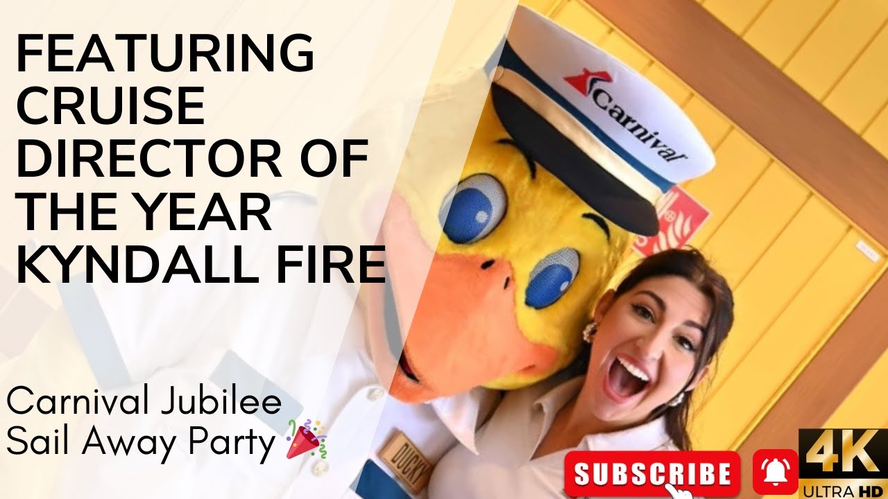 JUBILEE Sail Away Party with KYNDALL FIRE!! | Carnival Cruise Lines ...