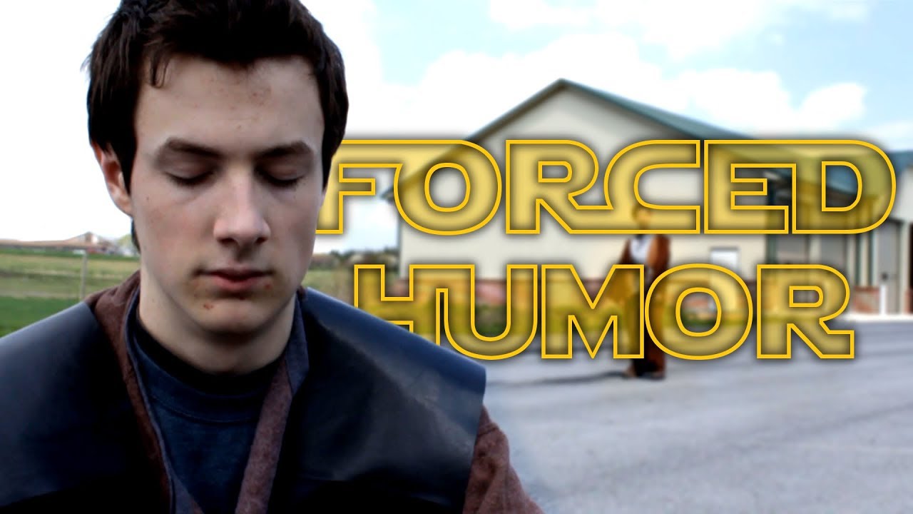Forced Humor - A Star Wars Lightsaber Duel - YouTube