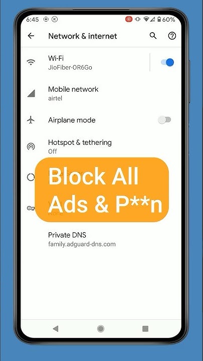 Block Ads & Adult Content on Android #blockads #shorts - YouTube