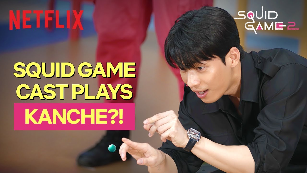 Korean SUPERSTAR Takes on the Indian Street Game 'KANCHE'!? 🤯 | Squid ...