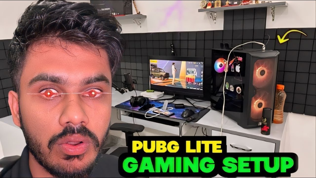 PUBG MOBILE LITE KA SETUP 😭 | 5 LAKH PC SETUP? - YouTube