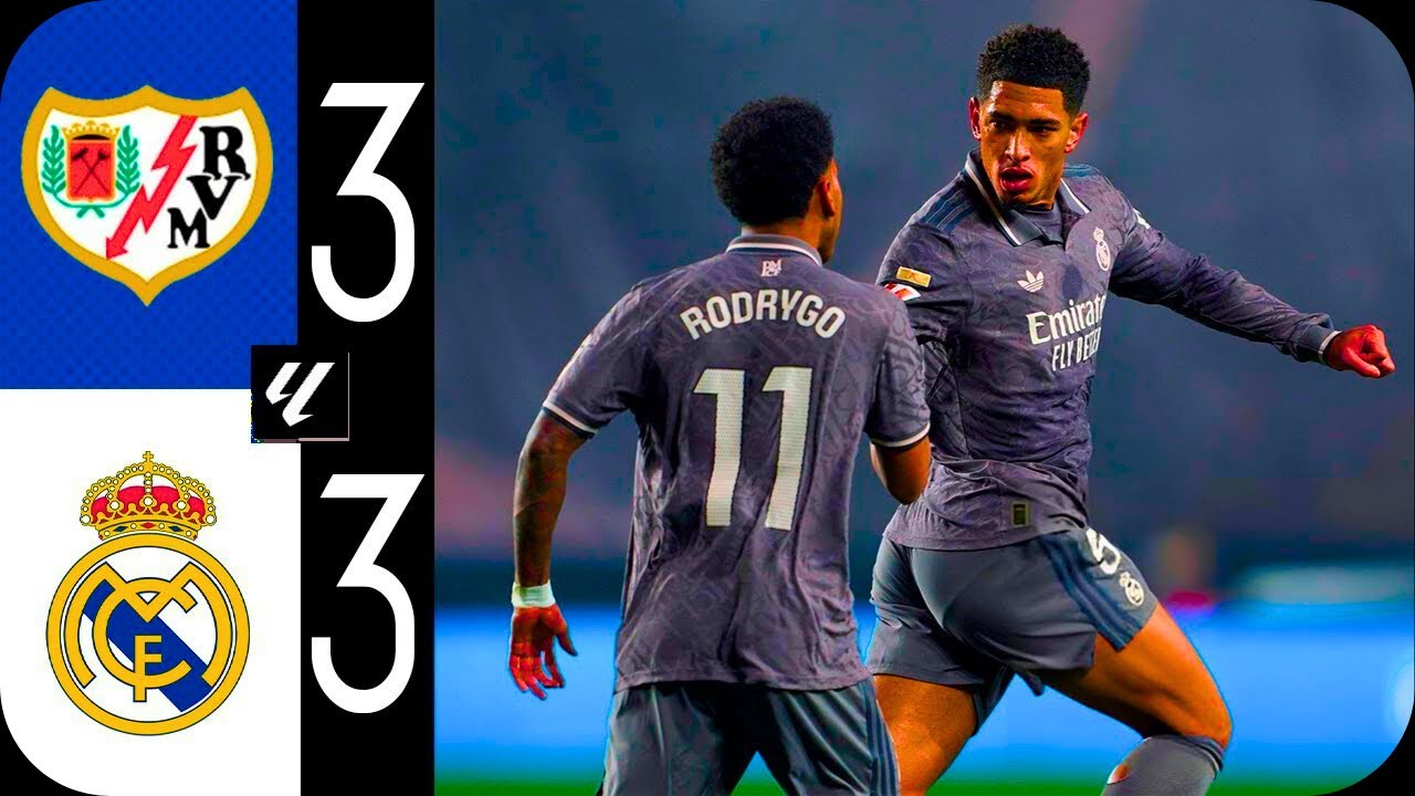 Rodrygo Goal | Rayo Vallecano vs Real Madrid 3-3 Highlights | LaLiga ...